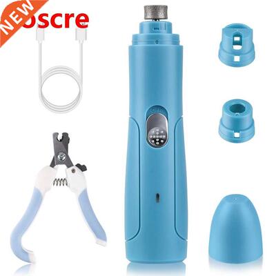 Pet Nail Grinder Rechargeable USB Dog Nail Clippers Painless