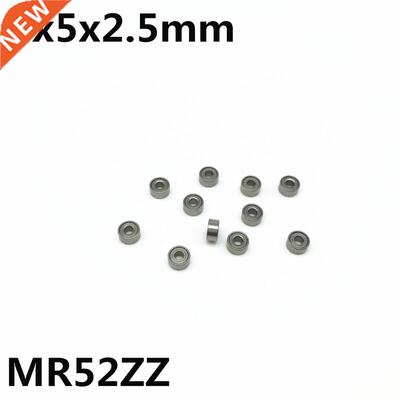 50Pcs MR52ZZ L-520ZZ 2x5x2.5 mm Deep Groove Ball Bearing Min
