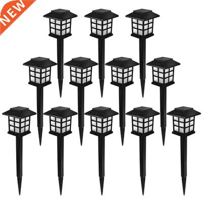 Solar Pathway LED Lights Lawn Lamp Waterproof Outdoor Lanter