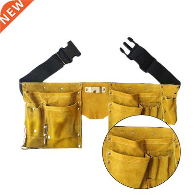 Leather Tool Belt Quick Release Buckle Carpenter Constructio