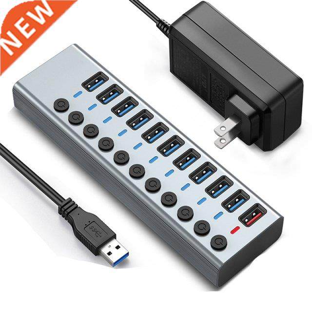 11 Ports USB 3.0 Splitter Computer Extender USB HUB Fast Cha_虎窝淘