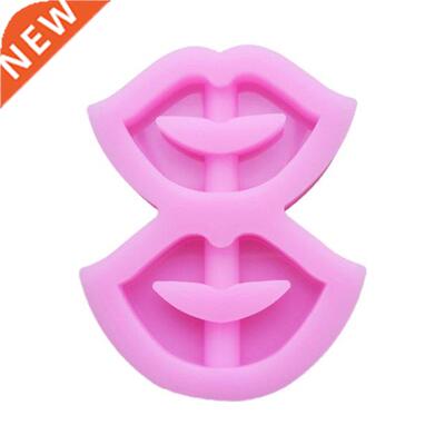 Shiny Handmade Epoxy Resin Mold Lips Straws Topper Casting S