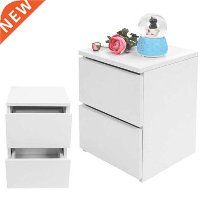 Bedside Table Bedside Table with 2 Drawers Modern Night Stan