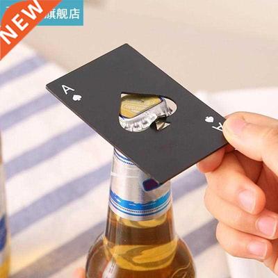 Multitool Poker Bottle Opener Black Spades Credit Beer Bottl