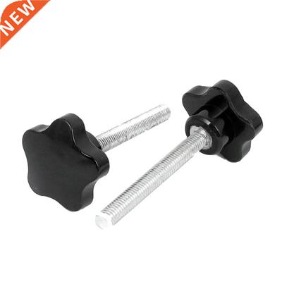 2pcs M10x80mm Male Threaded 50mm Star Head Screw