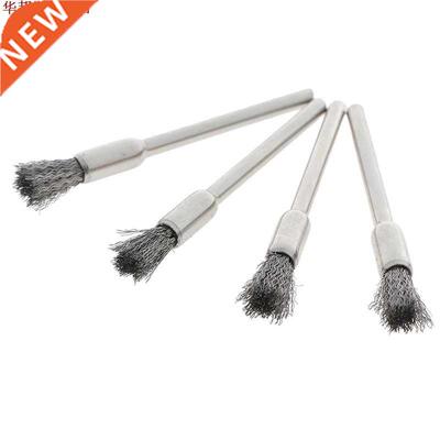 1/4 Pièces Brosses En Fil D'acier Brosse De Roue