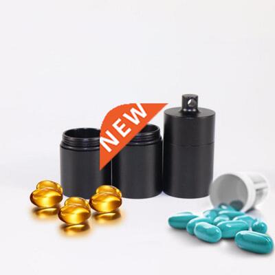 Multi-compartment portable sealed medicine box Full metal an