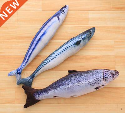 Cat Mint Fish Pillow Plush Toy Pet Catnip Cat Toy Kitten Fis