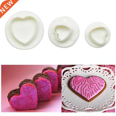 3Pcs/Set Kitchen Accessory Heart Cake Decorating Tools Cake
