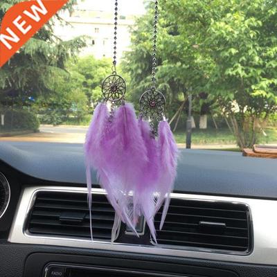 Car Dream Catcher Car Pendant Wind Chimes Feather Decoration