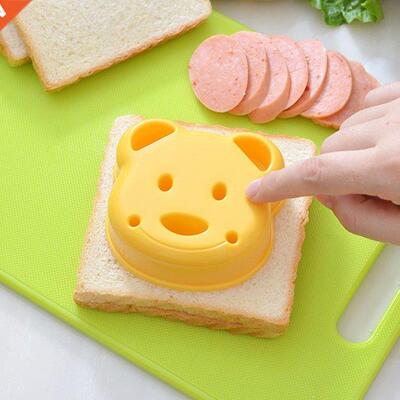 1PC Little Bear Shape Sandwich Mold Bread Biscuits Embossed