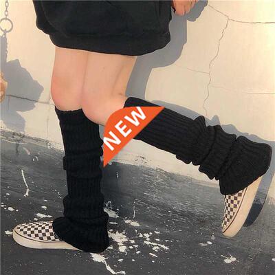 Hot Lady Knee High Leg Warm Sock Women Slim Punk Cool Knit L