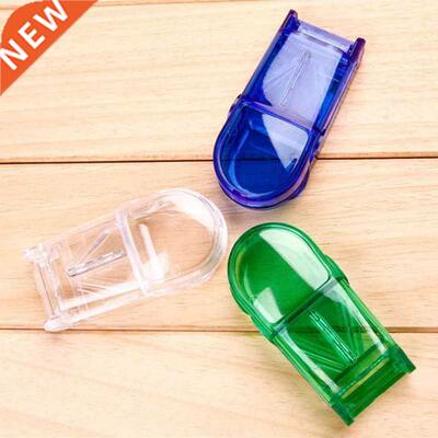 Storage Compartment Pill Box Medicine Tablet Holder Safe Cut