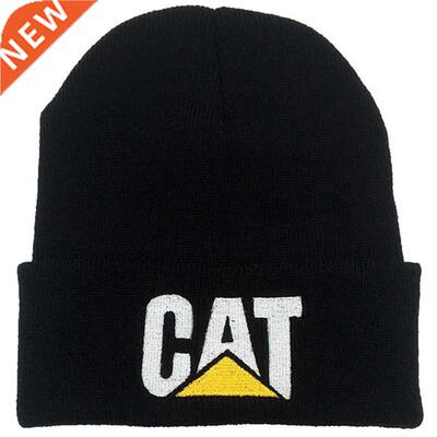 Men Knitted Hat Letter Cat Beanie Skullcap Sailor Cap Cuff B
