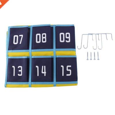 Numbered Pocket Chart Classroom Organizer for Cell Phones Ca