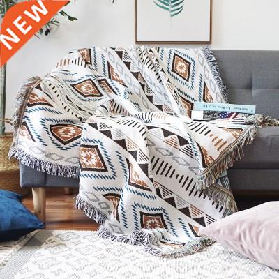 Geometric Blanket Aztec Sofa Cover Stylish Nordic Bedspreads