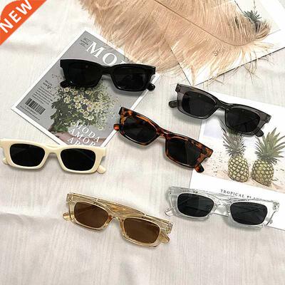 Gafas de sol rectangulares para mujer, Estilo Vintage femeni