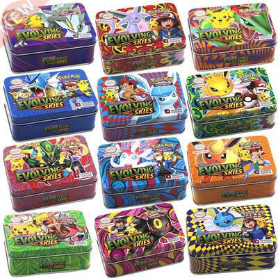 42 stks /set Pokemon Cards Iron Box TAKARA TOMY Battle Games