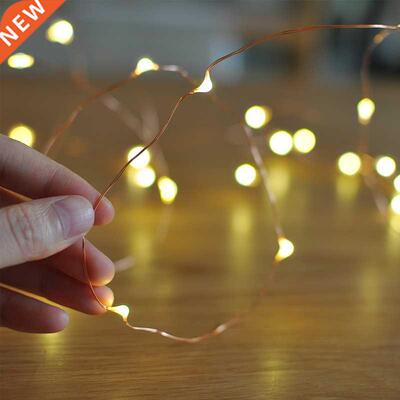 2M 5M 10M Led String Lights Battery Operated Sliver Wire Fai
