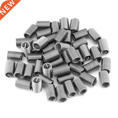 100pcs M6 x 1.0 x 3D Thread Inserts Coiled Wire Helical Scre