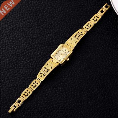 Luxury Gold Stainless Steel Women Bracelet Watches Fashion W