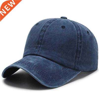 Cap Women Men Washed Cotton Baseball Cap Unisex Casual Adjus