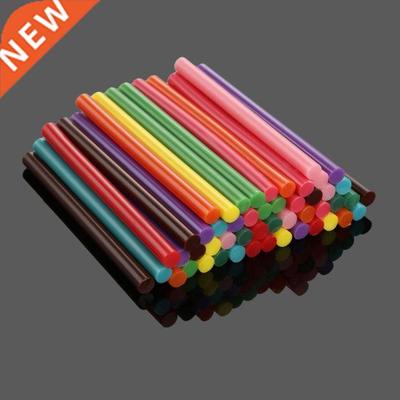 100Pcs 10 color 7x100MM DIY Hot Melt Glue Stick Adhesive Col