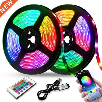 USB LED Strip Lights 1M-30M RGB 5050 WS2812B Bluetooth Contr