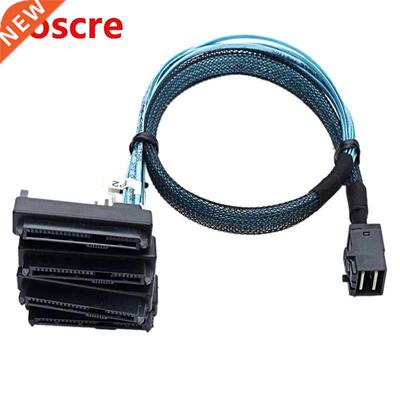 Mini SAS SFF-8643 to 4X29Pin SFF-8482 Hard Disk Server Cable