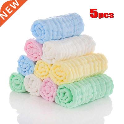 5pcs/lot Muslin 6 layers Cotton Soft Baby Towels Baby Face T