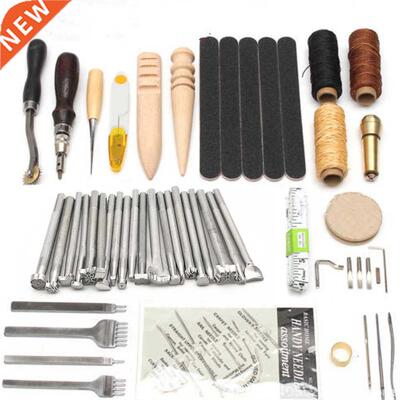 Professional 59pcs Leather Craft Tools Kit Hand Leathercraft