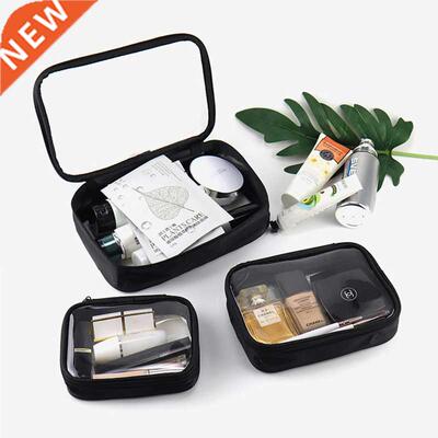New Transparent PVC Women's Cosmetic Bag Girl Toiletries Bag
