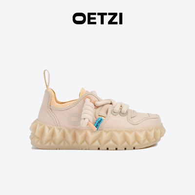 OETZI冰人奥兹情侣低帮帆布鞋