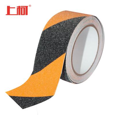 上柯W2086PVC防滑胶带楼梯地板磨砂防滑贴黑黄5cmx5m
