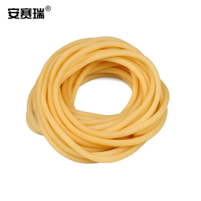 安赛瑞乳胶管实验室乳胶导管弹力拉力皮筋绳4×6mm长度约50m60048