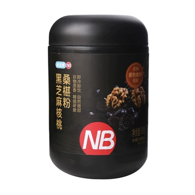 盒马黑芝麻核桃桑葚粉600g黑枸杞