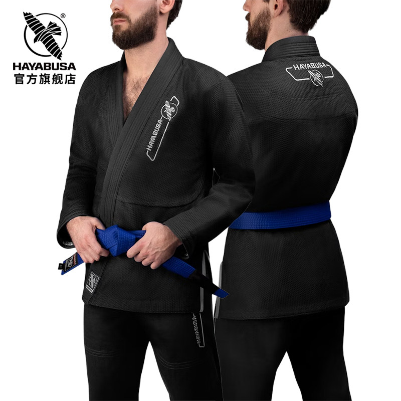 HAYABUSA 隼高强度黄金编织巴西柔术服重量级柔道服符合IBJJF标准