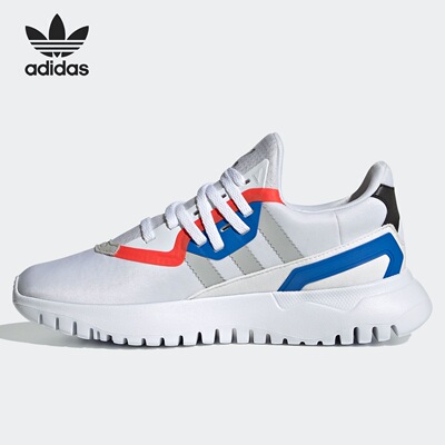 adidas originals Flex系列 J 舒适百搭耐磨透气低帮休闲鞋FX5321