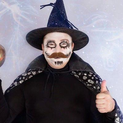 2 Pcs Halloween Beard Party Mustache Cosplay Fake Ornament