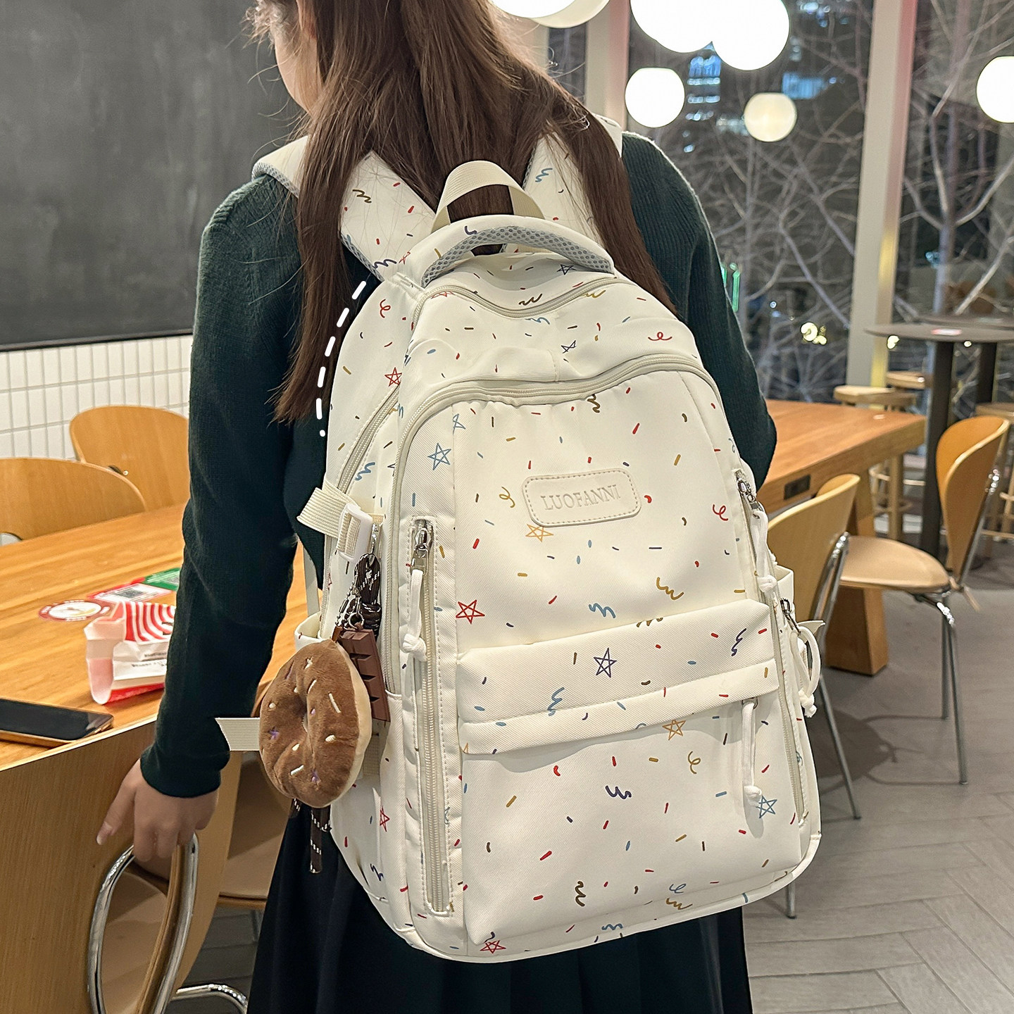 书包女初中生小清新少女高颜值小学生3-6年级双肩包高中ins风背包