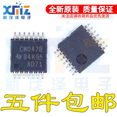 原装CD4047BPWR CD4047BPW 丝印CM047B 贴片TSSOP-14 多频振荡器
