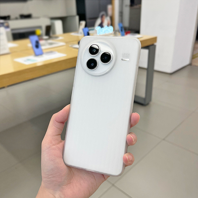 瓦楞纹防滑软壳适用小米Civi5Pro手机壳xiaomi波纹轻薄纯色潮款防滑保护套