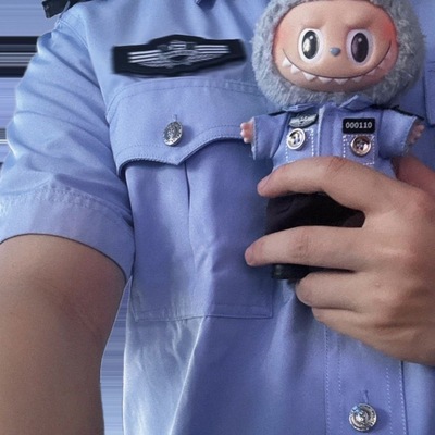 labubu拉布布娃衣警察衣服套装
