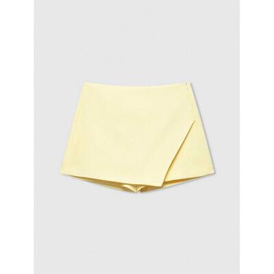 H 88996 Asymmetric high waist pants skirt 不对称设计腰裤裙