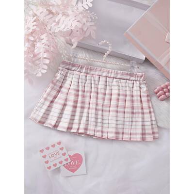 J 11011 Summer Thin Pleated Skirt 女童百褶短裙