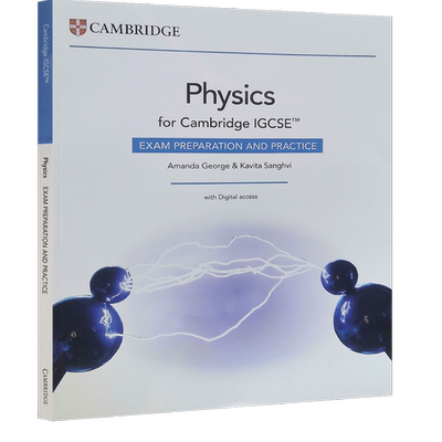 剑桥国际IGCSE Physics Third edition Exam Preparation and Practice剑桥IGCSE物理考试备考练习含电子书 第三版9781009386074