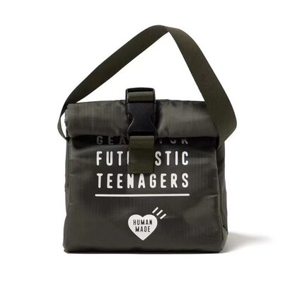 Humanmade日系新款卷顶式便当包冰袋餐盒包户外露营野炊保温包