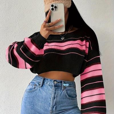 French Lazy Destructive Wind Sweater Women Spring And Fall