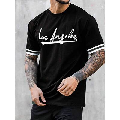B 13753 Mens Minimalist Short Sleeve Set 士简约休闲短袖短