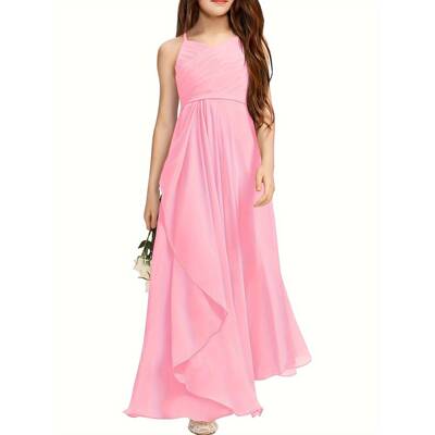 U 30131 Children's Choir Chiffon Dress 女童礼服